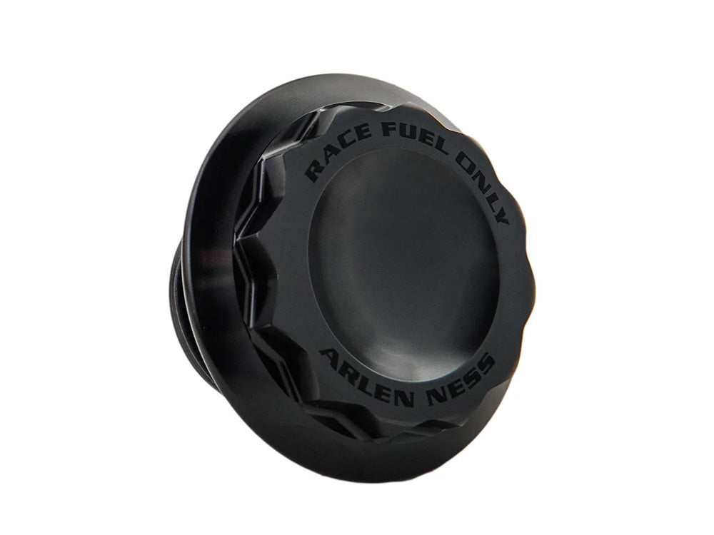 12 Point, Right Hand Vented Screw-In Fuel Cap – Black. Fits H-D Big Tw ...