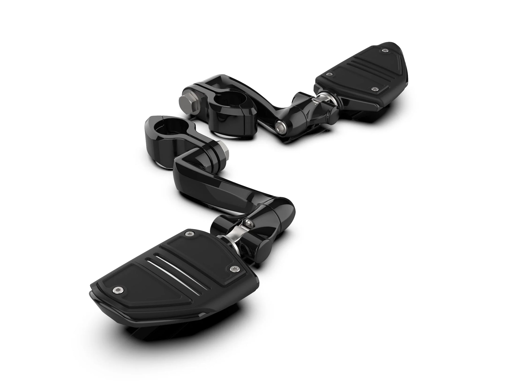 Twin Rail FootPegs with 4in. Offset Footpeg Mounts with 1-1/4in. Hinge ...