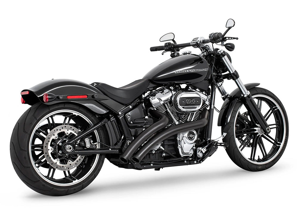 Radical Ground Pounder Exhaust - Black with Black Straight Cut End Cap ...