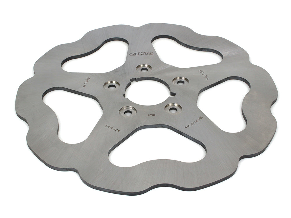 11.5in. Front Solid Mount Wave Disc Rotor. Fits Big Twin & Sportster 1 ...