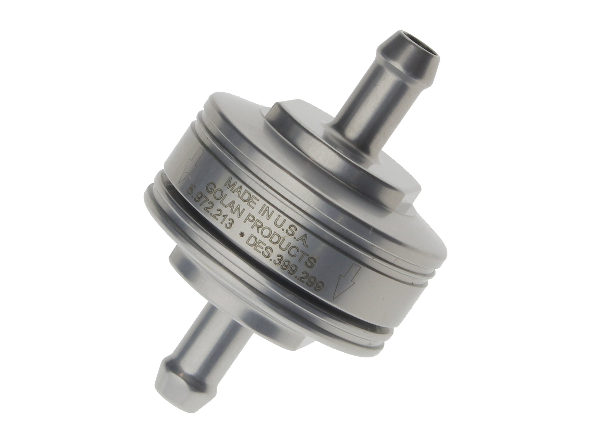 Washable Super Mini Inline Fuel Filter. 1/4in. Hose x 0.675in. long. B ...