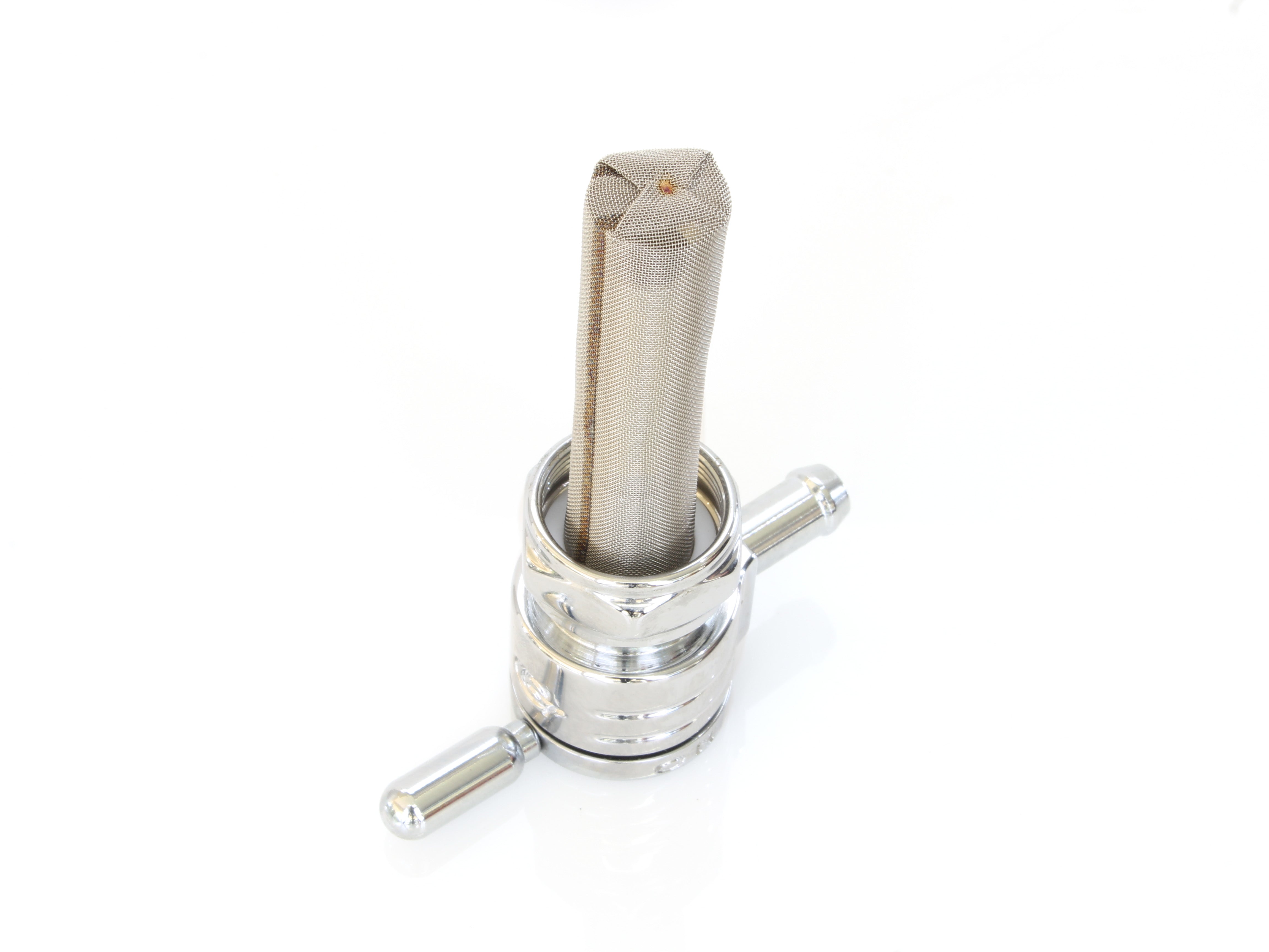 High-Flow Fuel Tap / Petcock with 22mm Thread & 5/16in. Inward Facing ...