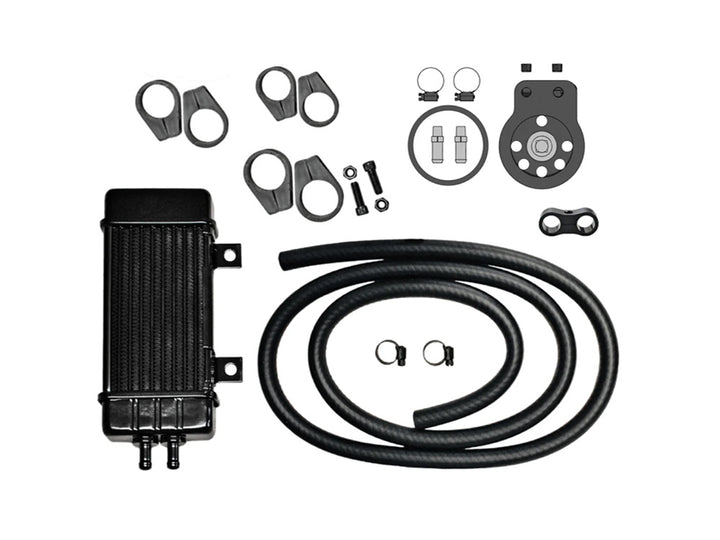 10-Row Vertical Wideline Oil Cooler Kit. Fits Softail 2018up - Jagg Oi ...