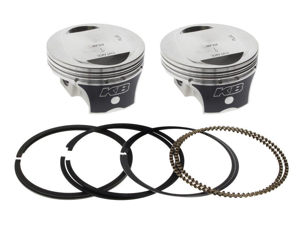 Std Flat Top Pistons with 10.0:1 Compression Ratio. Fits Twin Cam 2007 ...