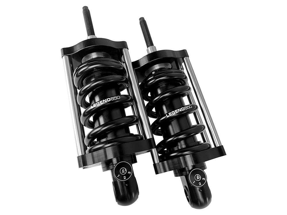 REVO-A Series, Adjustable Heavy Duty Rear Shock Absorbers – Black. Fit ...