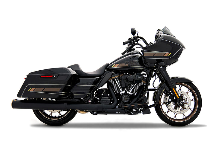 4-1/2in. HP45XL Slip-On Mufflers – Black with Bronze End Caps. Fits To ...